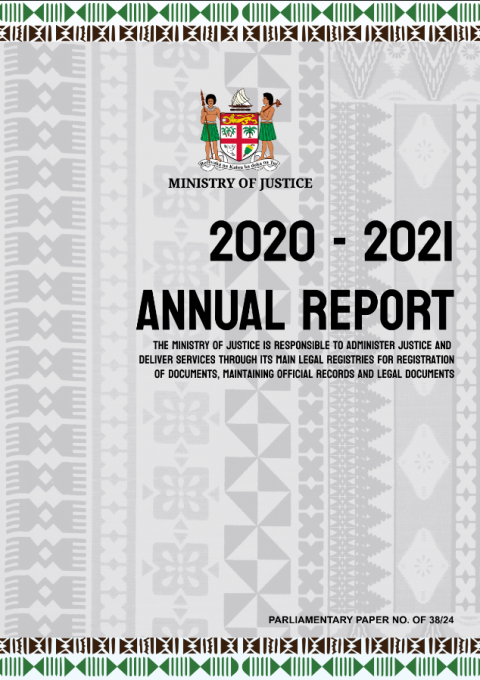 Annual Report - Ministry of Justice
